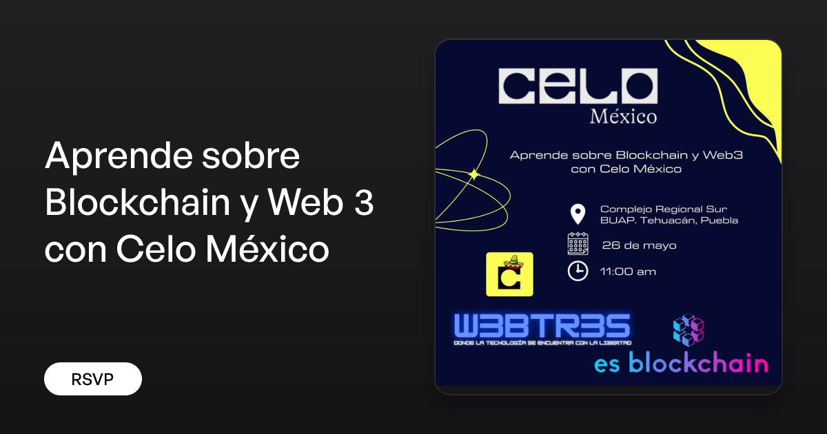Aprende sobre Blockchain y Web 3 con Celo México