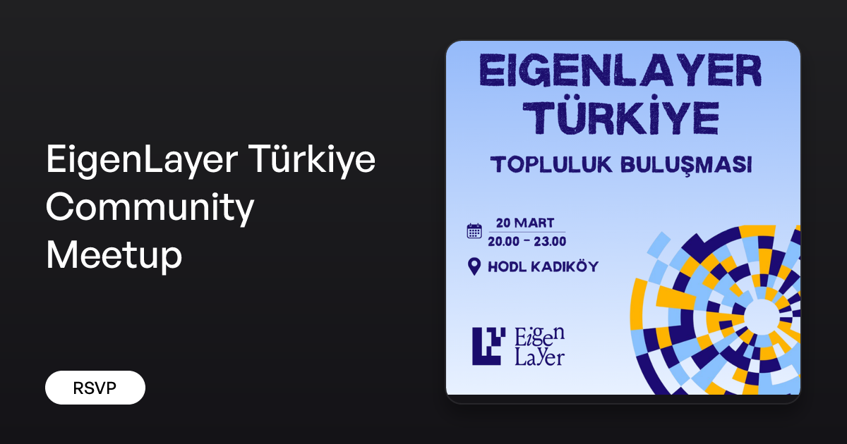 EigenLayer Türkiye Community Meetup
